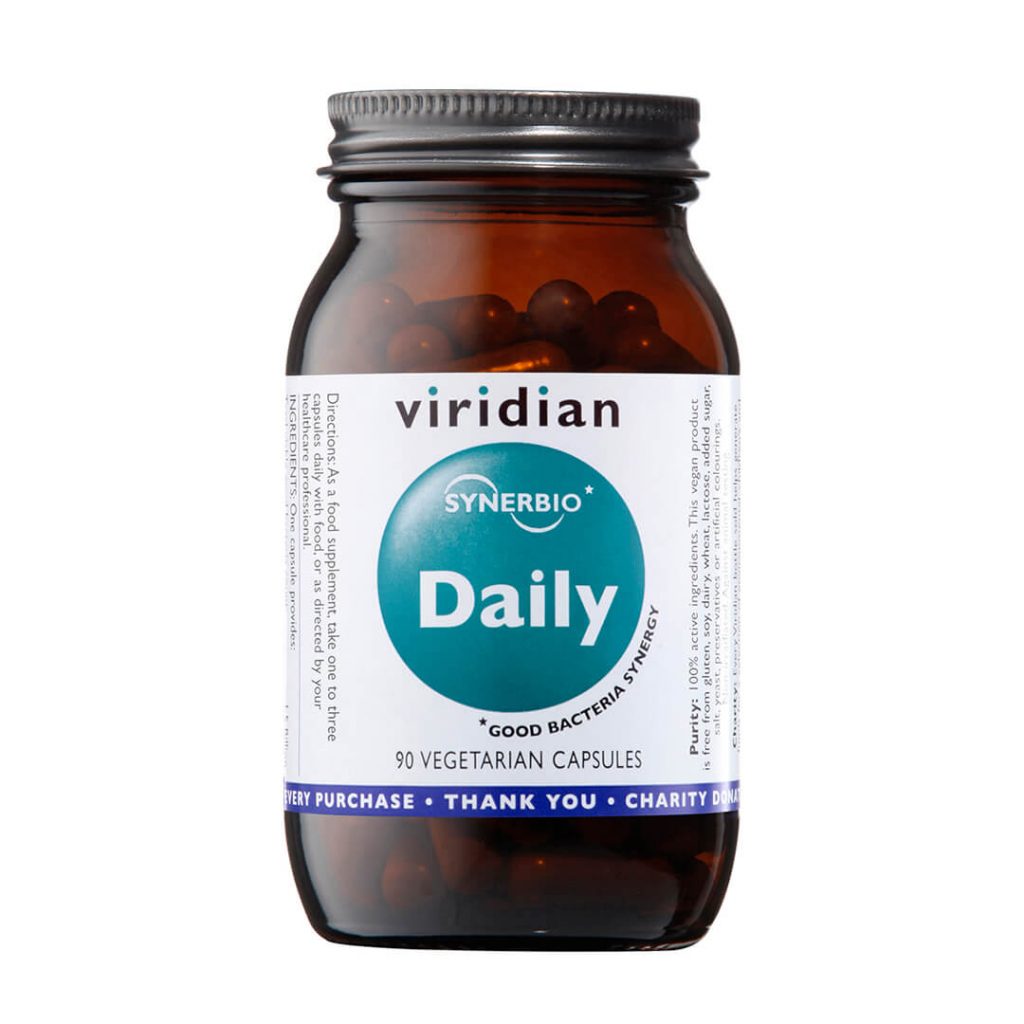 Probiotiki dnevna simbioza Daily Viridian, 90 kapsul • Nutriholis.si