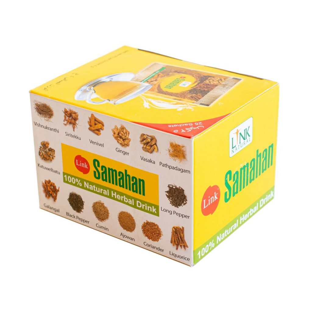 Samahan čaj - naravni ajurvedski zeliščni napitek • Nutriholis.si