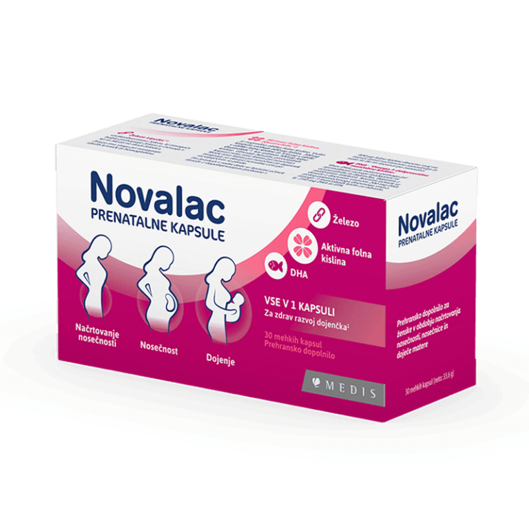 Paket 5x Novalac prenatalne kapsule Brezplačna poštnina